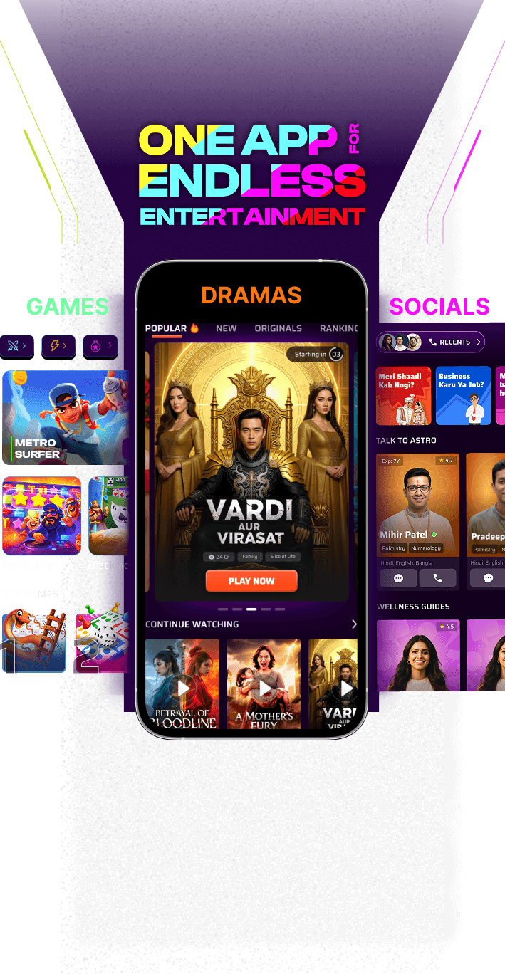 ZO Play – Play Games, Watch Dramas, Chat & Astrology | All-in-One App
